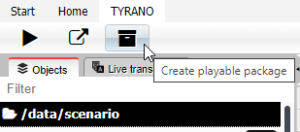 Build Tyrano game into windows executable file – Dreamsavior
