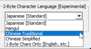 Setting the font, language and character encoding – Dreamsavior