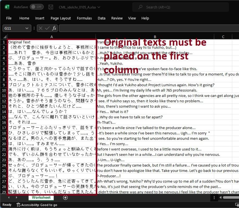 Importing translation from spreadsheet files – Dreamsavior