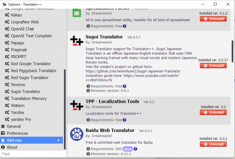 Download, Setup, and Run the Server via Translator++ – Dreamsavior