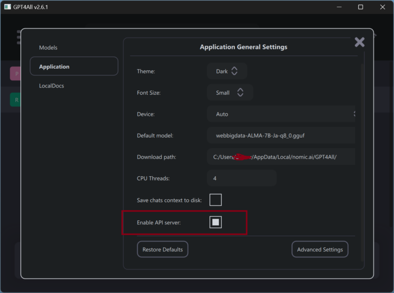 How to set-up GPT4All – Dreamsavior
